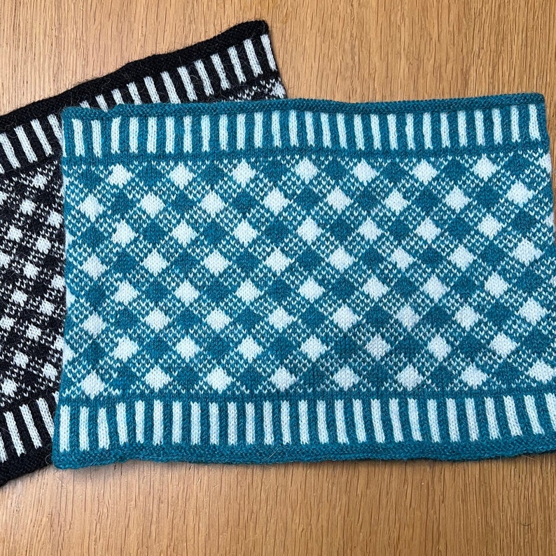 Scotland Sanquhar Knitting Kit Shepherds Plaid Cowl - Etsy