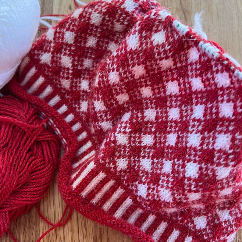 Scotland Sanquhar Knitting Kit Shepherds Plaid Cowl - Etsy