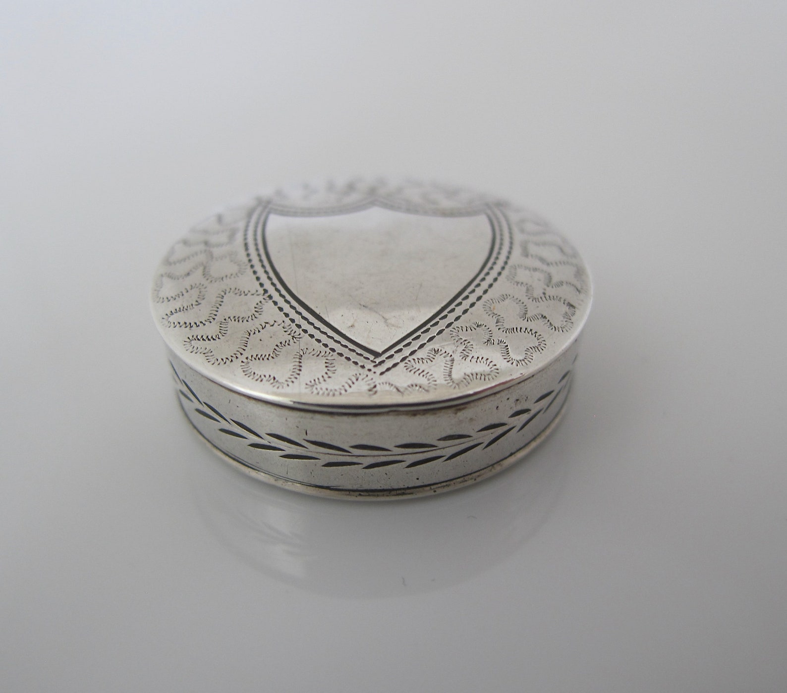 Beautiful George III Silver Patch Box Joseph Taylor Birmingham 1796 - Etsy