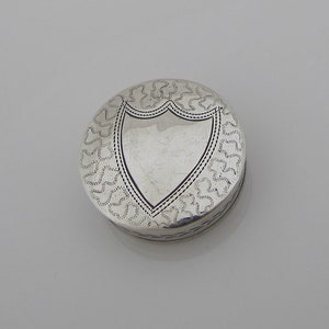 Beautiful George III Silver Patch Box Joseph Taylor Birmingham 1796 - Etsy