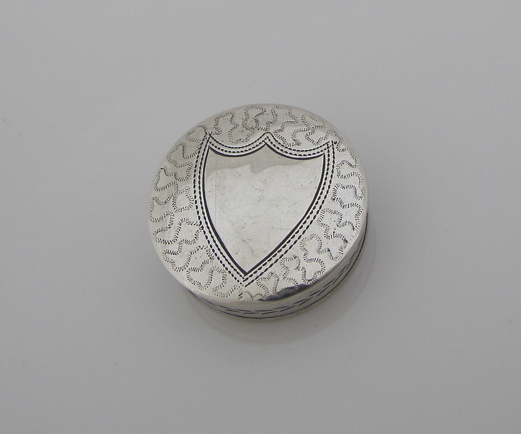 Beautiful George III Silver Patch Box Joseph Taylor Birmingham 1796 - Etsy