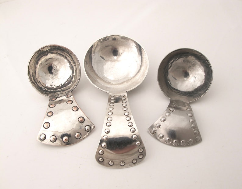 Stainless Steel ‘stay Bright’ Rivet Effect Caddy Spoon Keswick School ...
