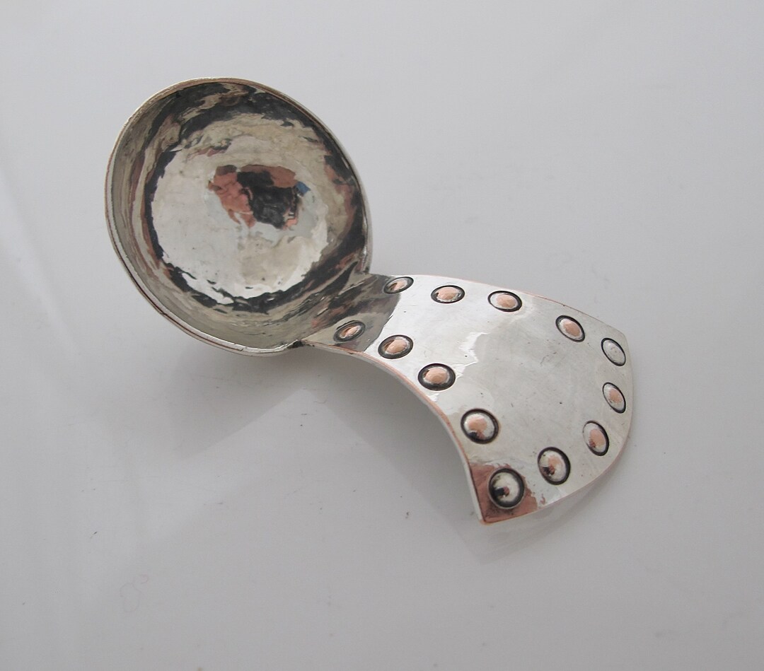 Rare Silver on Copper Rivet Caddy Spoon Keswick School C1920 - Etsy