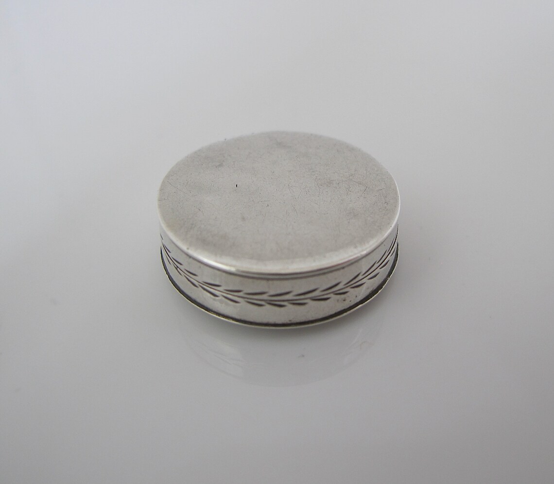 Beautiful George III Silver Patch Box Joseph Taylor Birmingham 1796 - Etsy