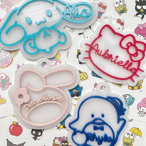 Hello Kittys Key Chain - Etsy