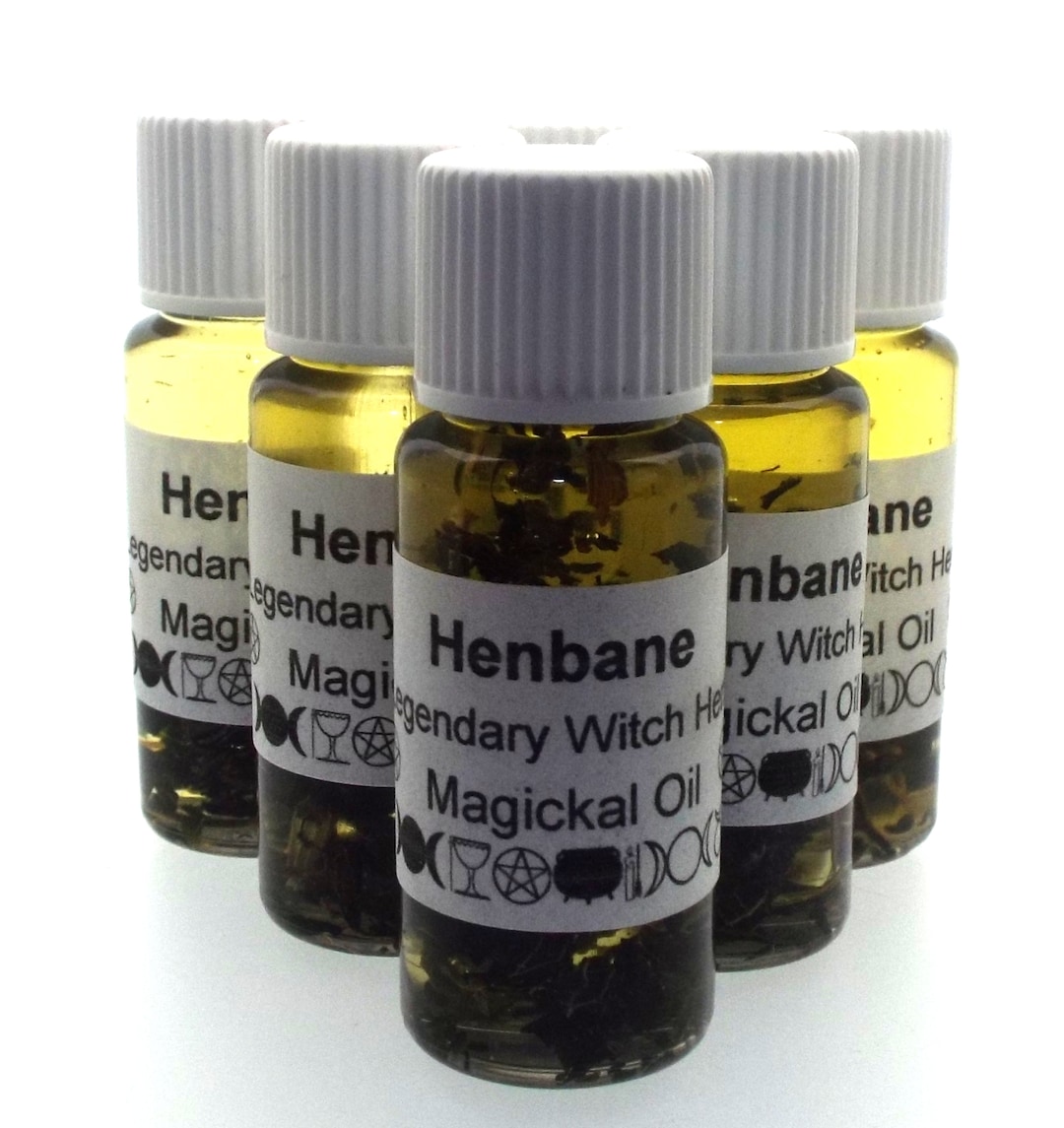 Henbane Magickal Anointing Incense Oil - Etsy