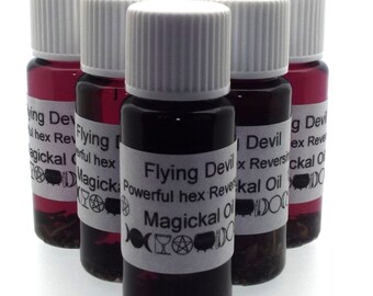 Flying Devil Oil - Etsy