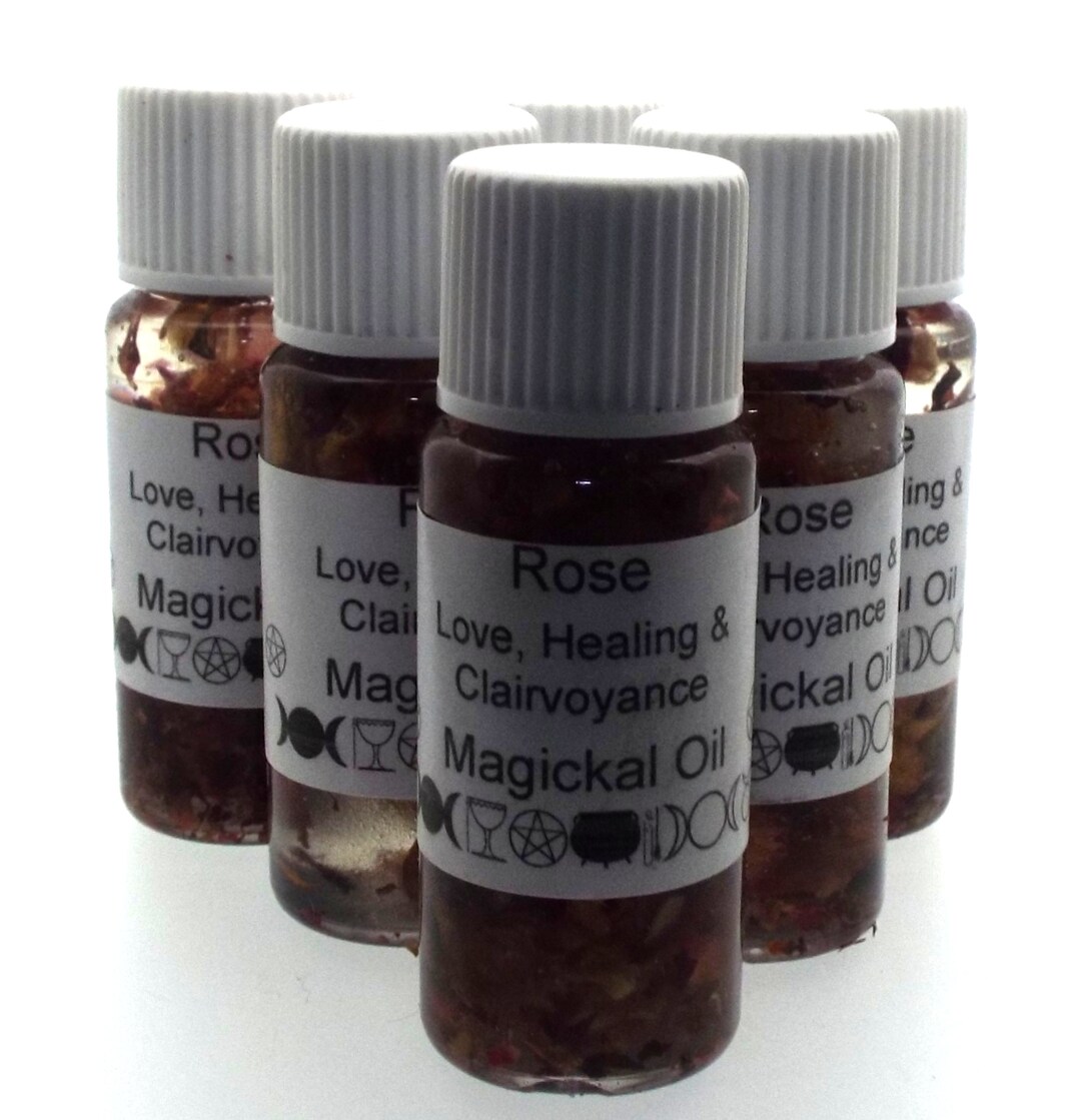 Rose Magickal Anointing Incense Oil - Etsy