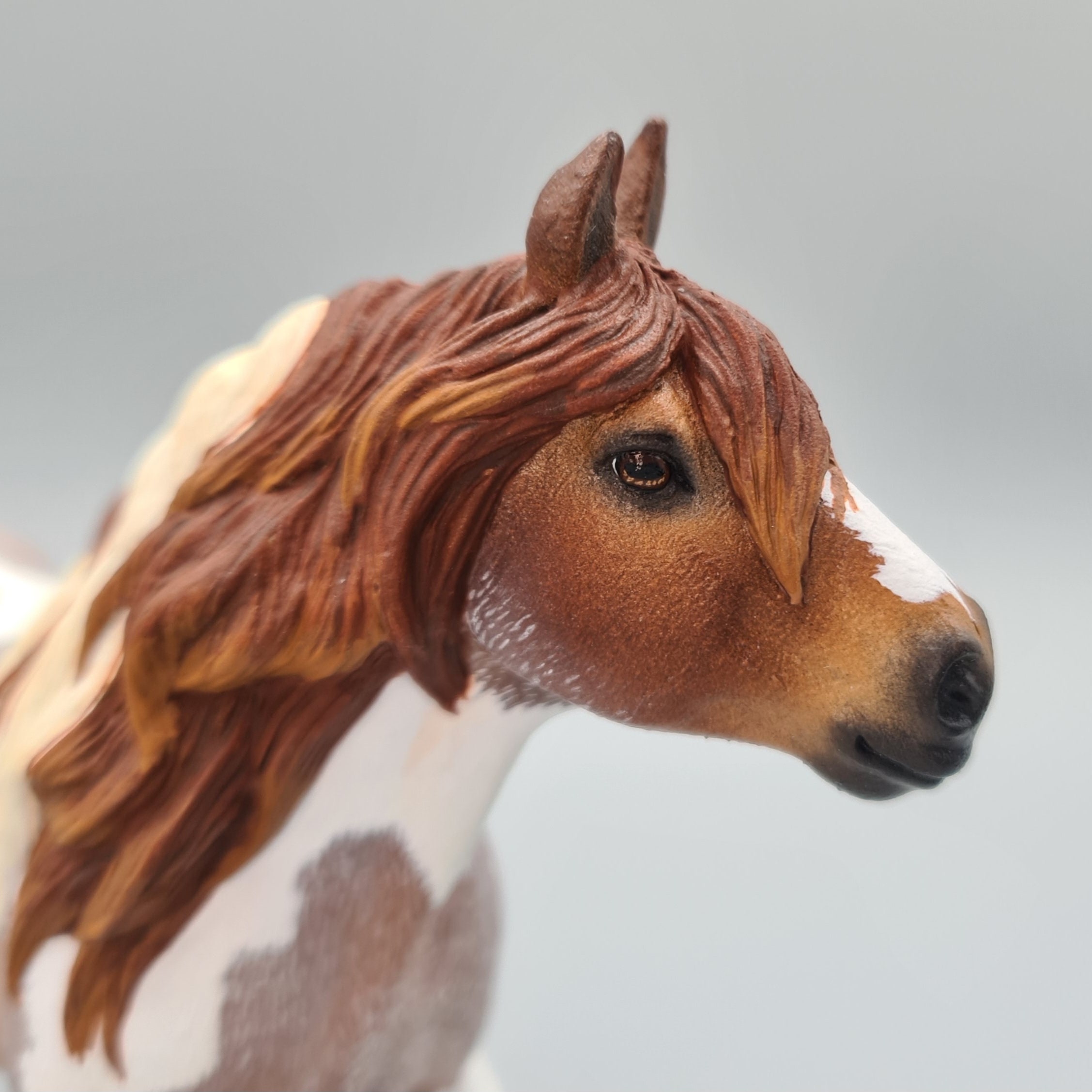 Custom Schleich Horse Modelhorse Repaint Repainted Breyer Collecta - Etsy