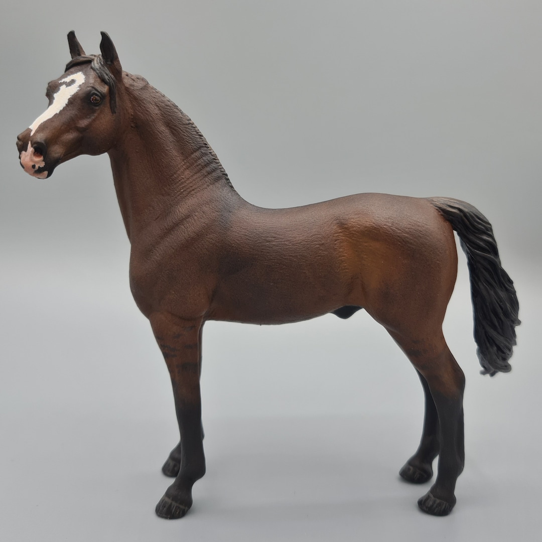 Custom Collecta Horse Modelhorse Repaint Repainted Breyer Schleich - Etsy