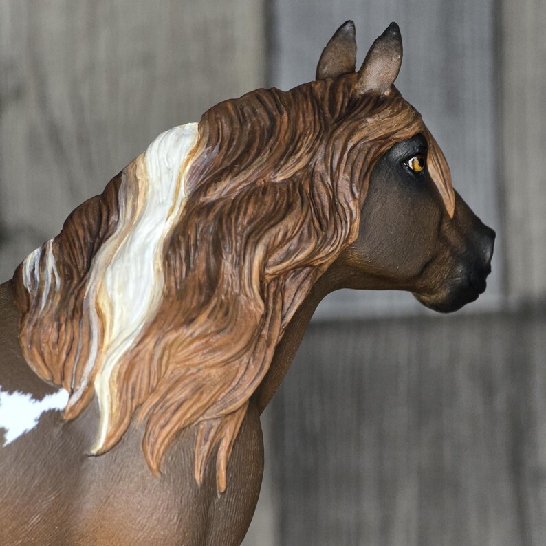 Schleich Horse Draft Pinto Modelhorse Repaint Repainted - Etsy Australia