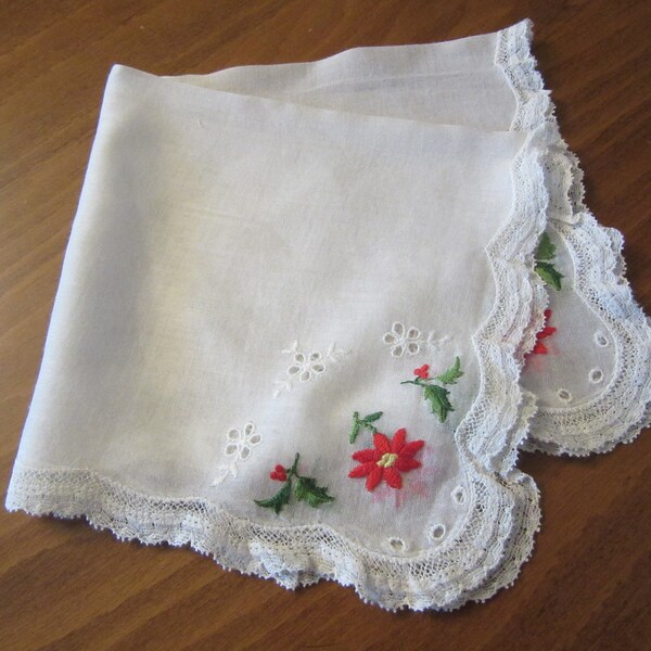 Christmas Hankie - Etsy