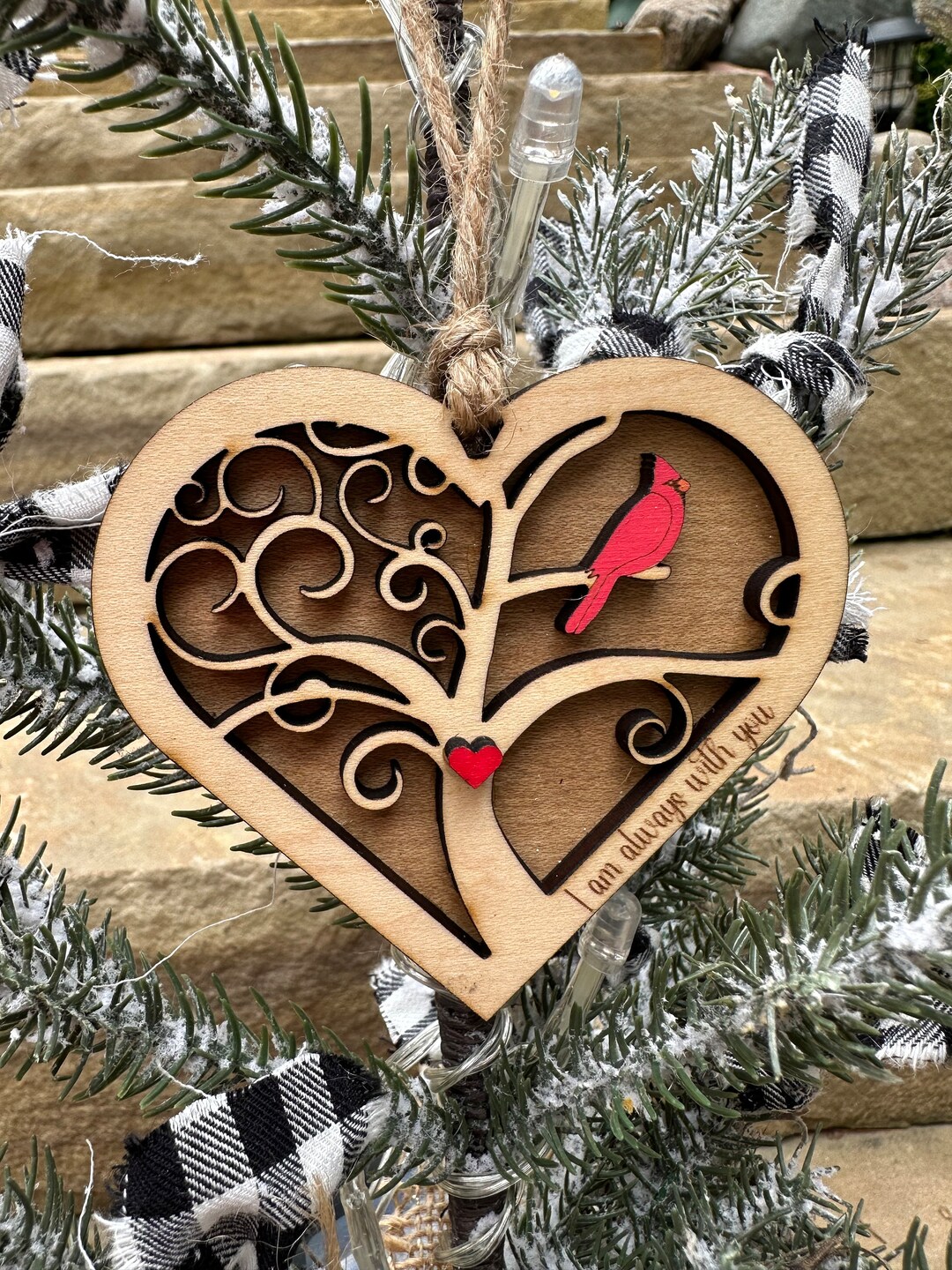 Cardinal Remembrance Ornament | Memorial Gift - Etsy