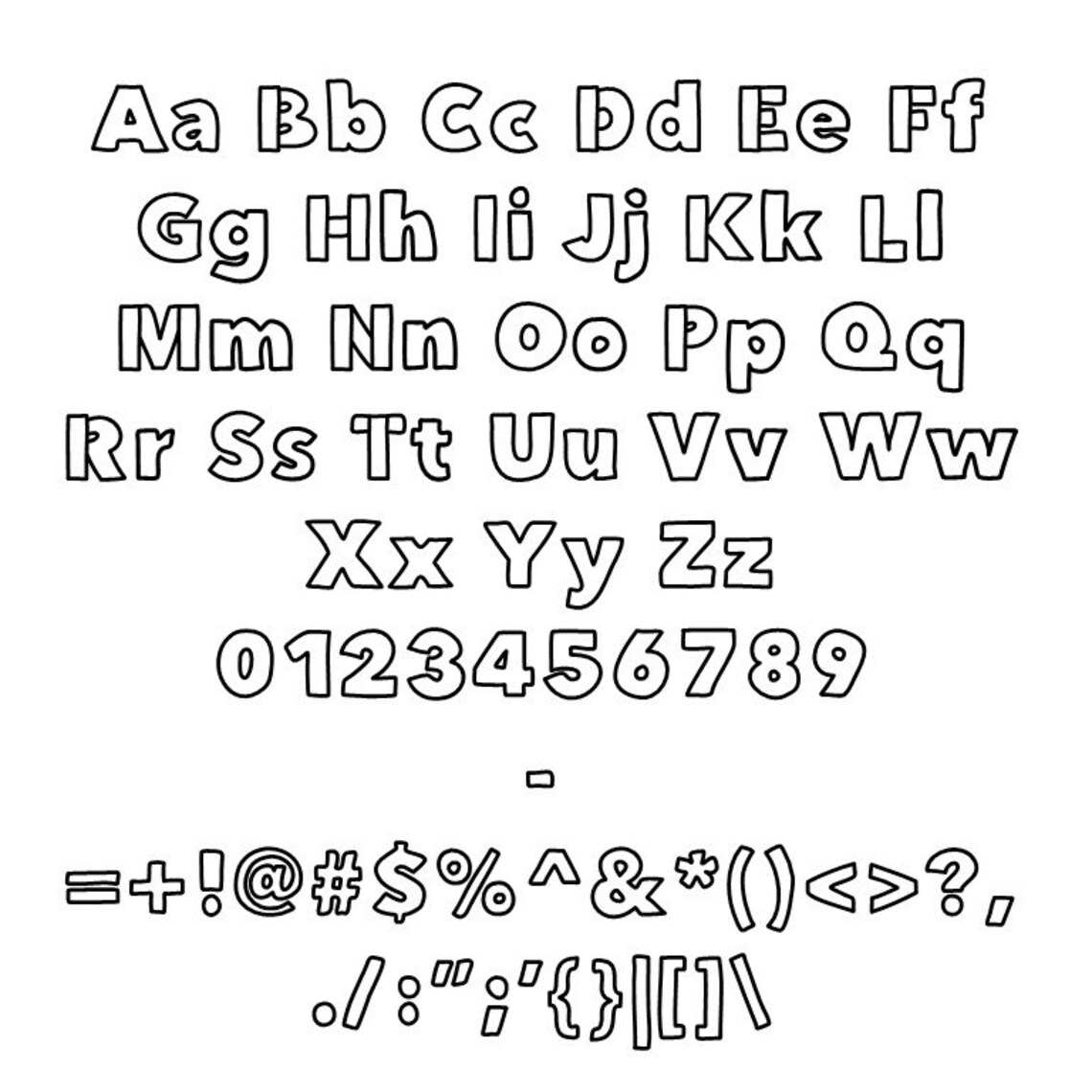 Chunky Hunk Font Bundle Chunky Font Thick Font Ttf Font - Etsy