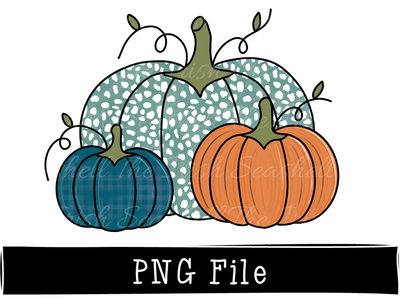 Pumpkin Png Fall Png Autumn Png Boho Pumpkin Png Western - Etsy