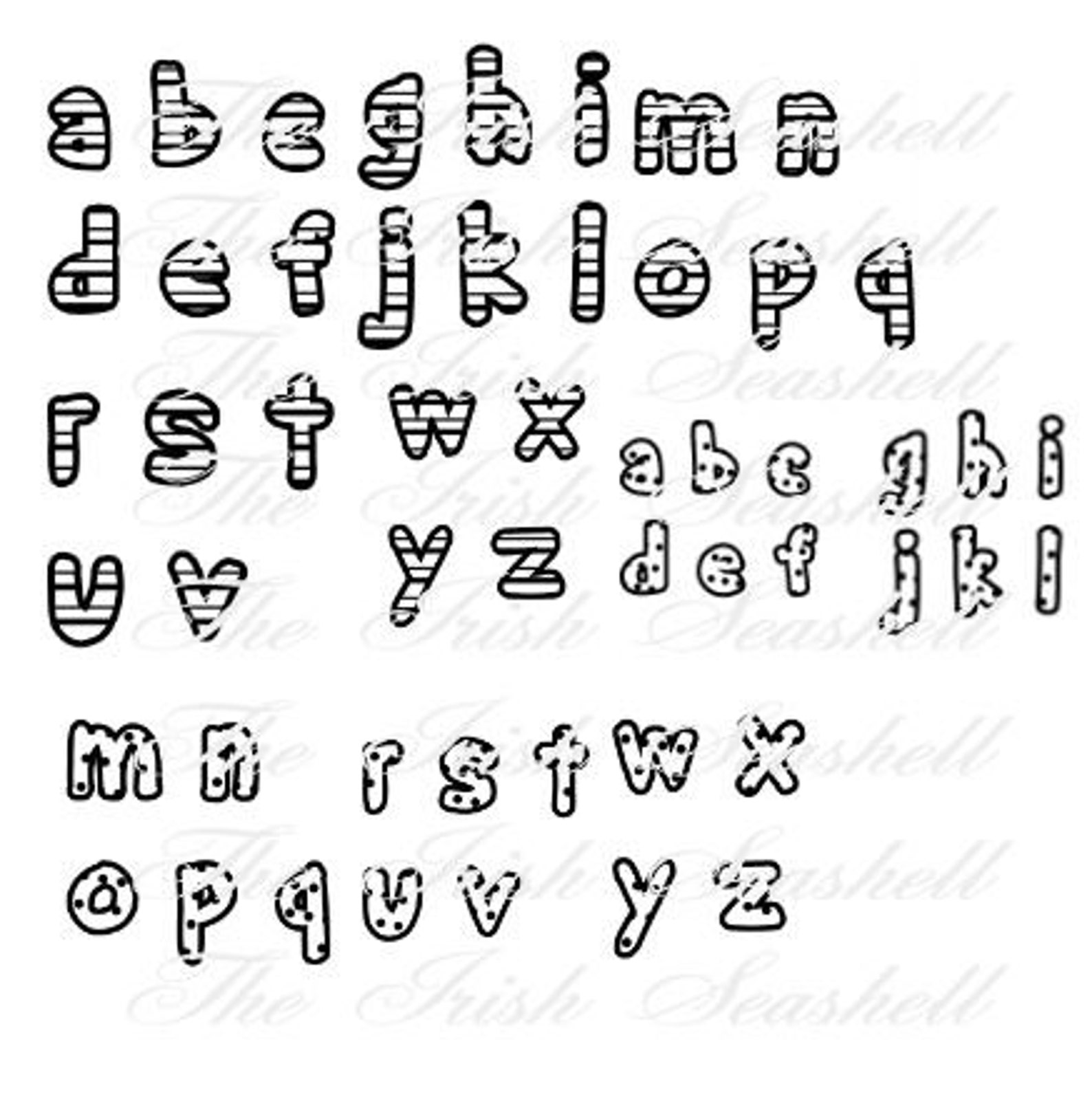 Color Me Font for Silhouette Cameo Dxf Svg, Color Font, Kids Art ...