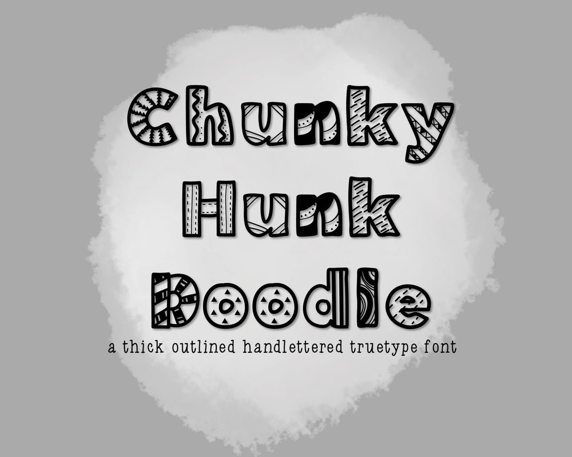 Doodle Font, Color Me Font Ttf, Color Font, Kids Art, Coloring Book ...