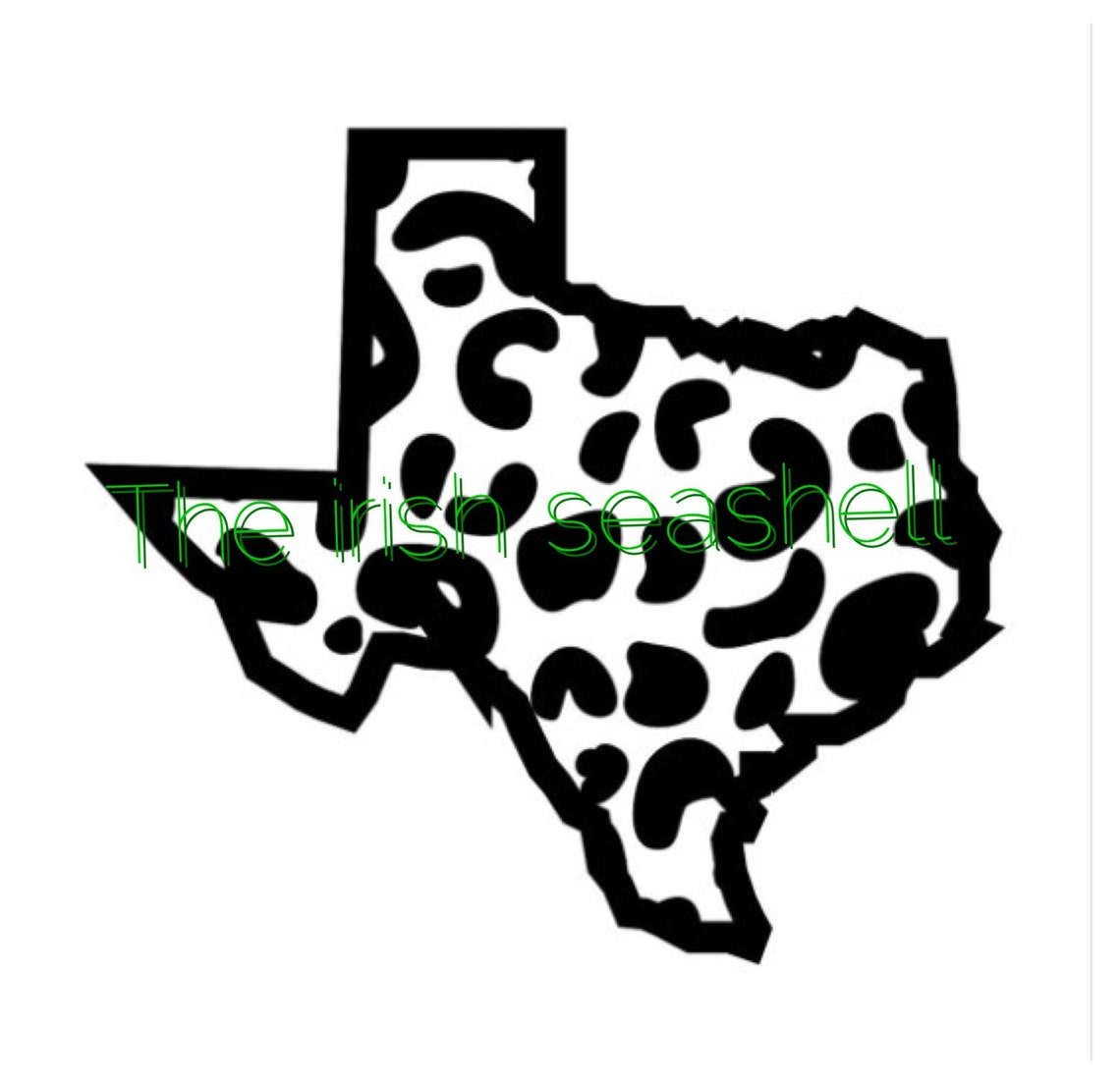 Texas Animal Print SVG DXF FILE Texas Svg Texas State Svg - Etsy