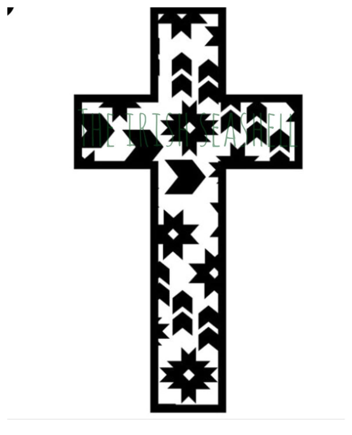 Western Cross SVG DXF FILE - Etsy
