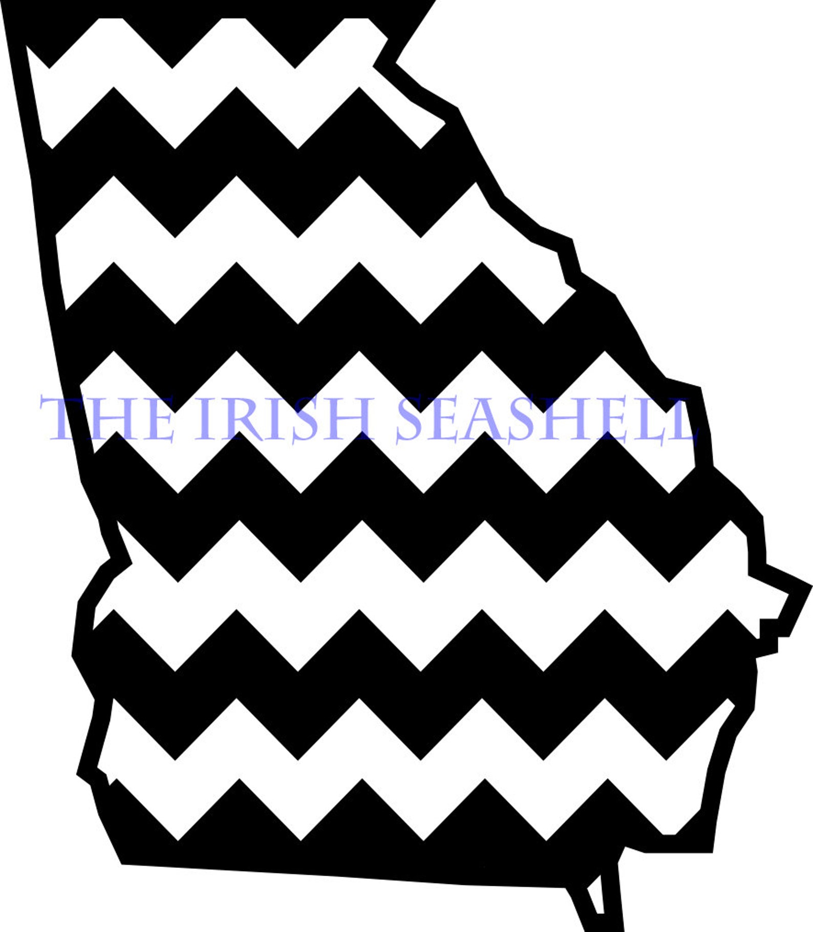 Chevron Georgia Bundle SVG DXF Design - Etsy