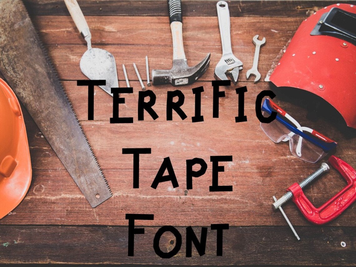 Handwritten Font Construction Font Thick Font Ttf Font | Etsy