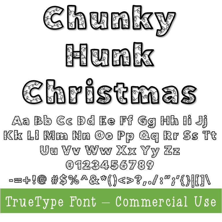 Christmas Doodle Font Doodle font Color me font ttf color | Etsy