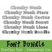Chunky Hunk Font Bundle Chunky Font Thick Font Ttf Font - Etsy