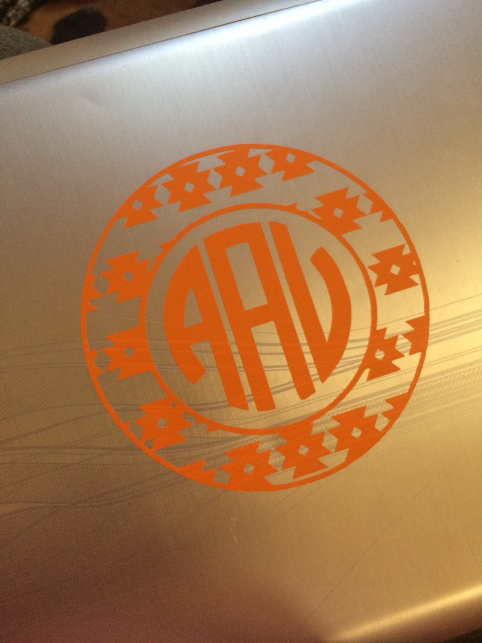 Aztec Tribal Monogram Frame Dxf and Svg for Use With Silhouette Cameo ...