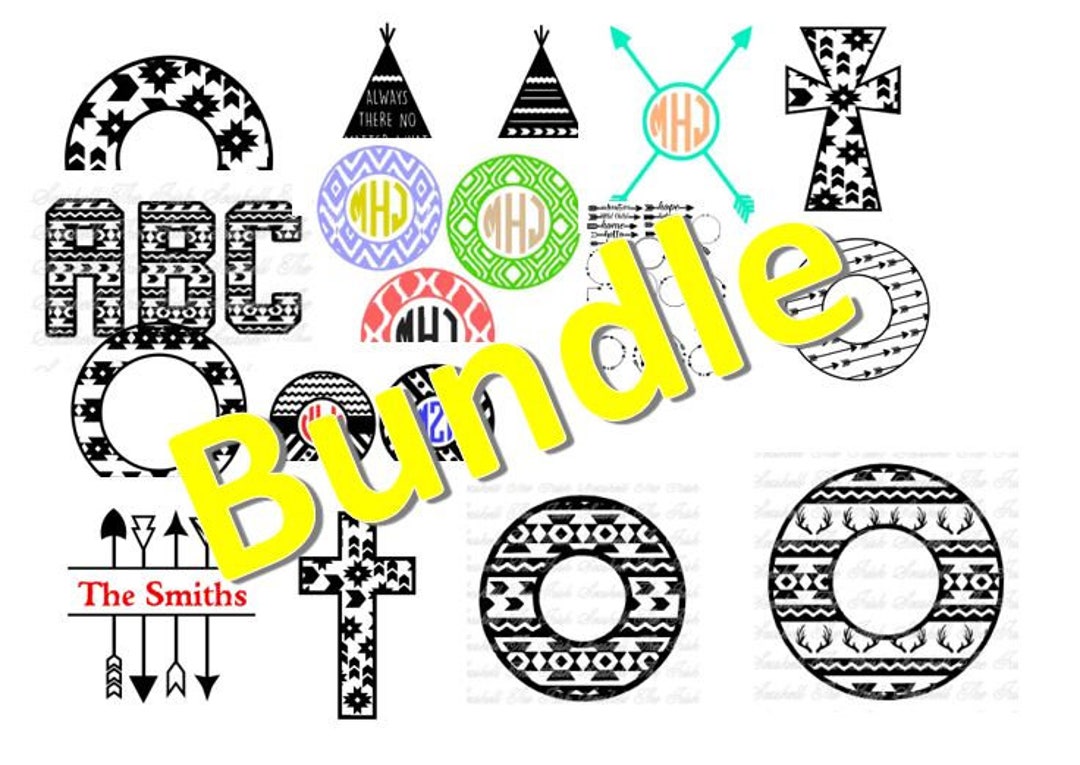 Tribal SVG DXF File Bundle for Silhouette Cameo or Cricut or Other ...