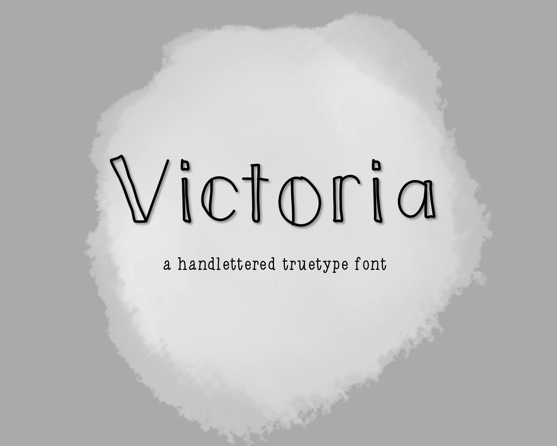 Victoria Hand Drawn Font .ttf File - Etsy