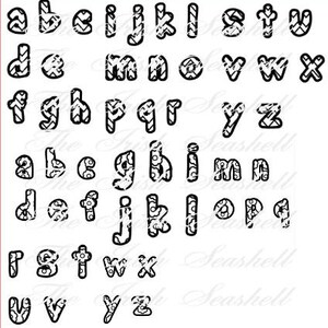 Color Me Font for Silhouette Cameo Dxf Svg, Color Font, Kids Art ...