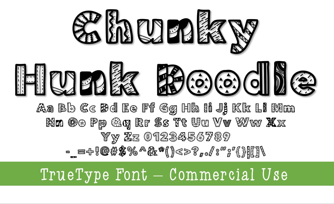 Doodle Font, Color Me Font Ttf, Color Font, Kids Art, Coloring Book ...