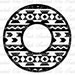 Aztec Tribal Monogram Frame Dxf and Svg for Use With Silhouette Cameo ...