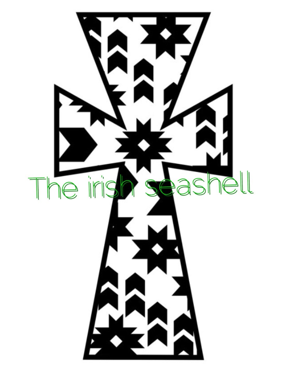 Aztec Cross SVG DXF FILE - Etsy