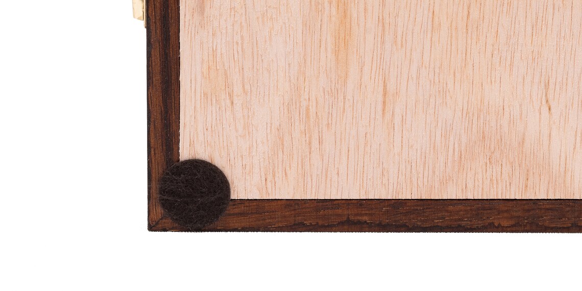 Two Timbers Extra Small Display Case with Walnut Finish | Etsy