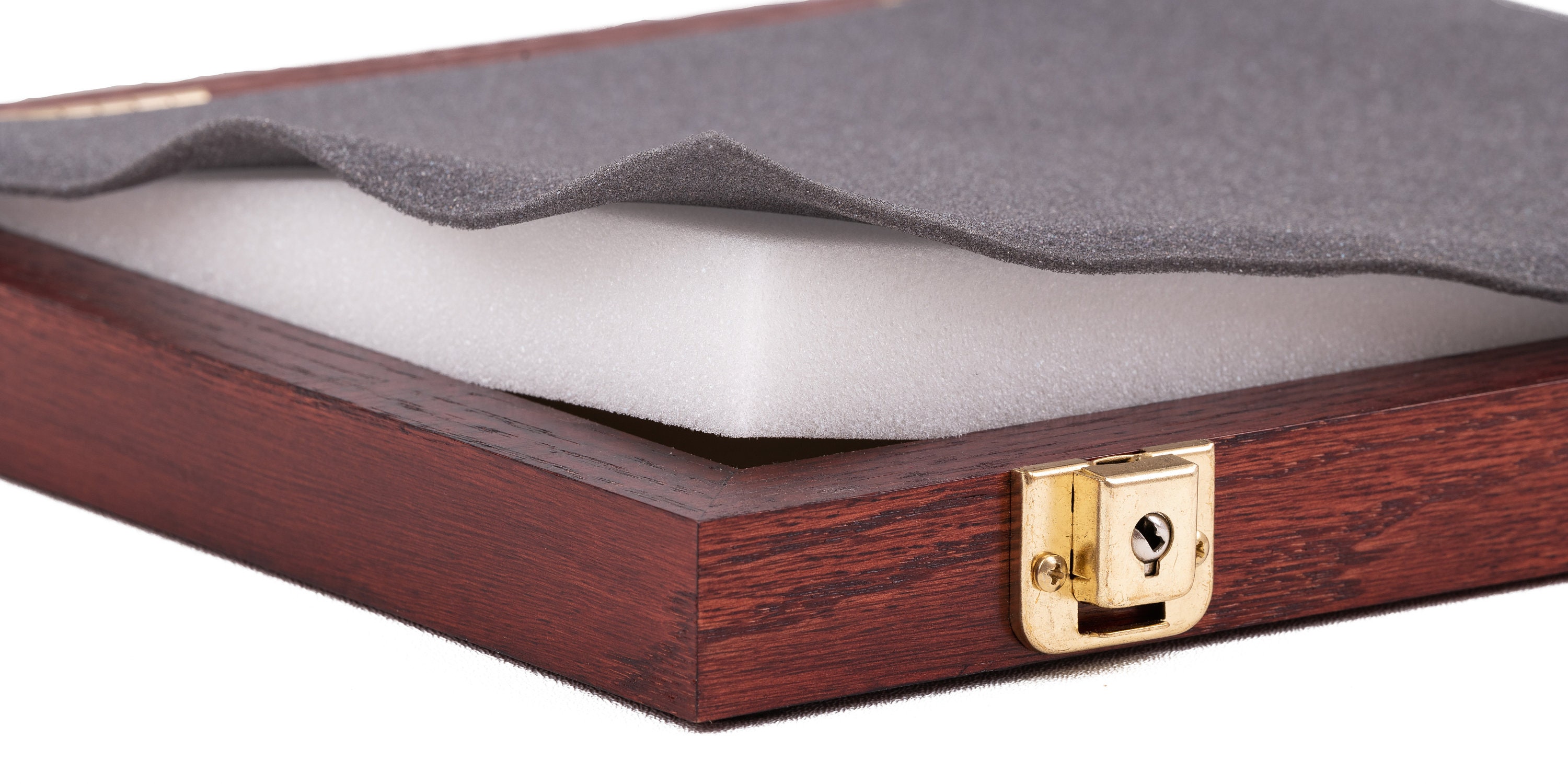 Two Timbers Extra Large Display Case With Cherry Finish - Etsy