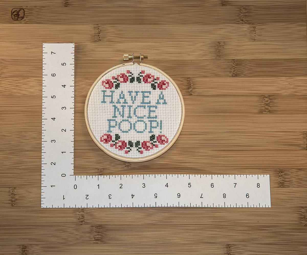 PATTERN Have a Nice Poop Bathroom Art Roses Funny Cross - Etsy UK