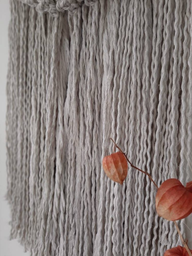 Bohemian style macrame wall hanging on a branche country home | Etsy