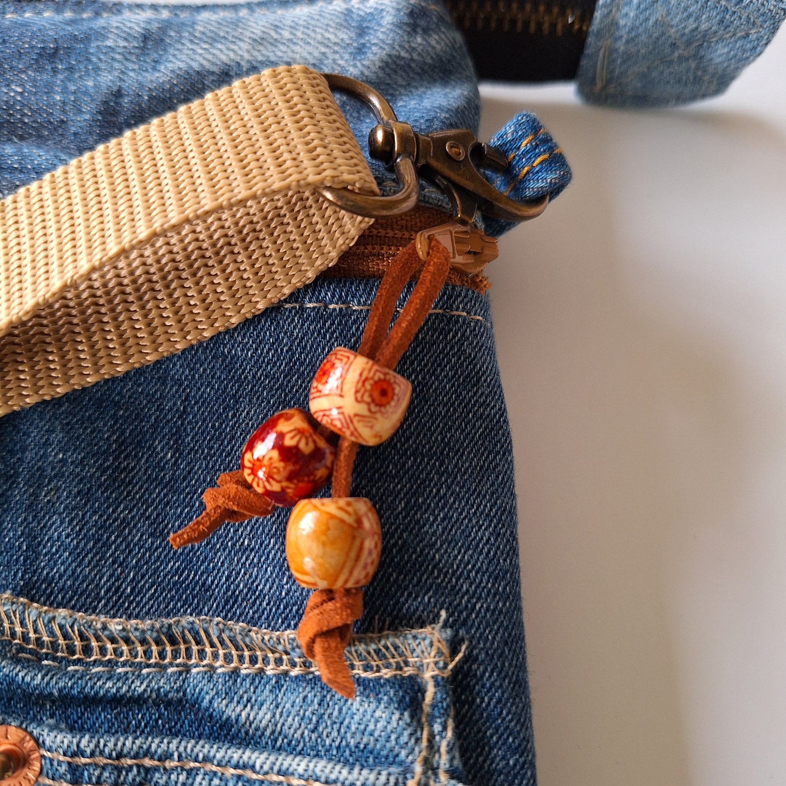 Upcycled Denim Mobile Phone Case Made From Upcycled Jeans in a Casual ...