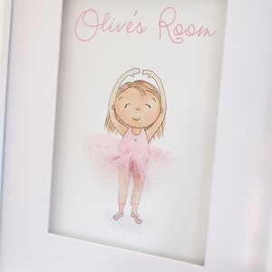 Little Dance Print - 3D Wall Art - Dance Recital Gift - Ballet Art ...