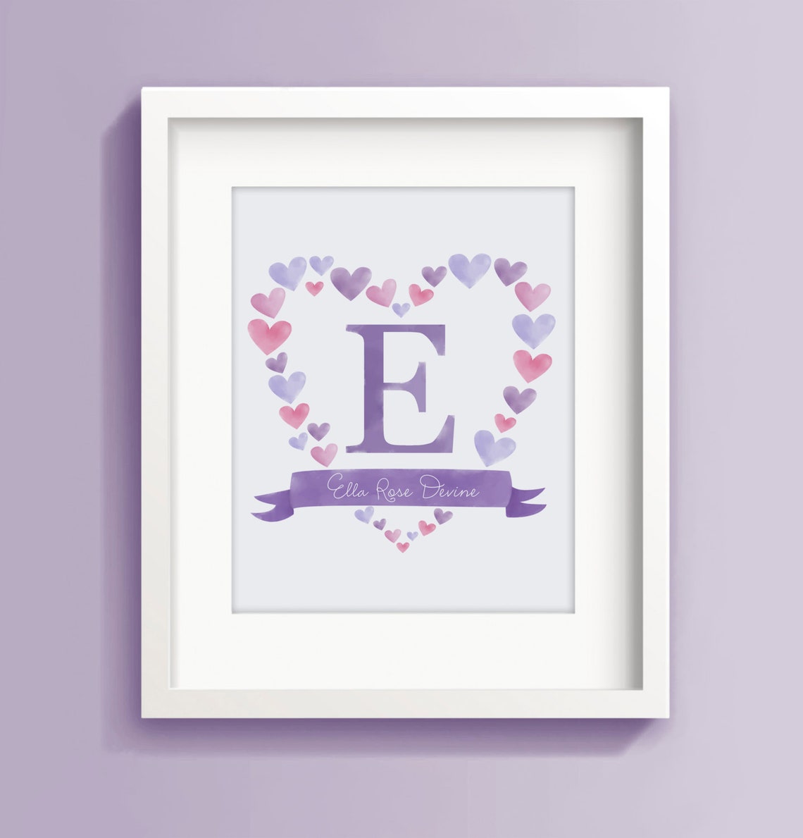 Personalized Name Print Custom Name Sign Monogrammed Gifts - Etsy