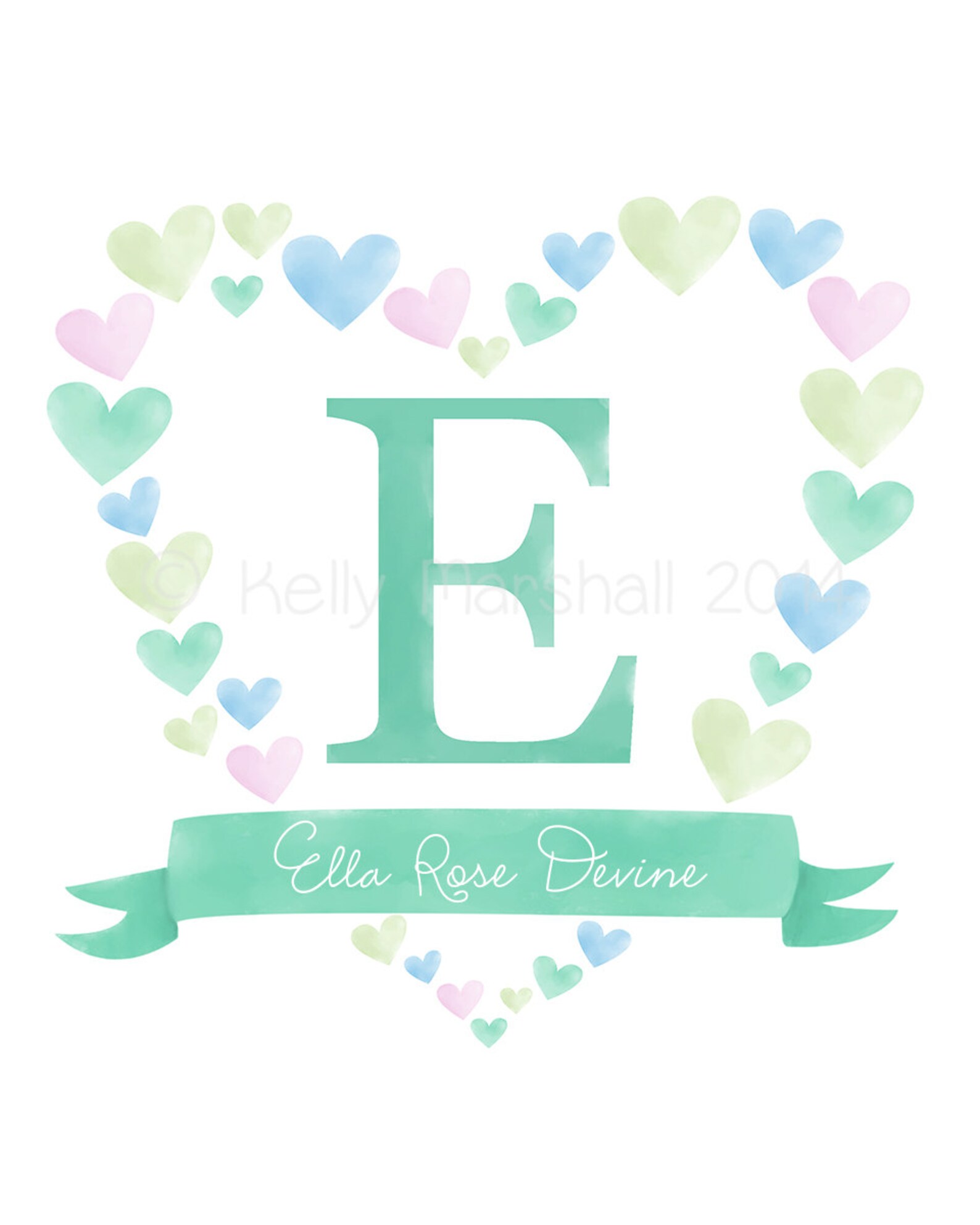 Love Name Sign - Personalized Baby Gifts - Monogram Girls - Girl Name ...