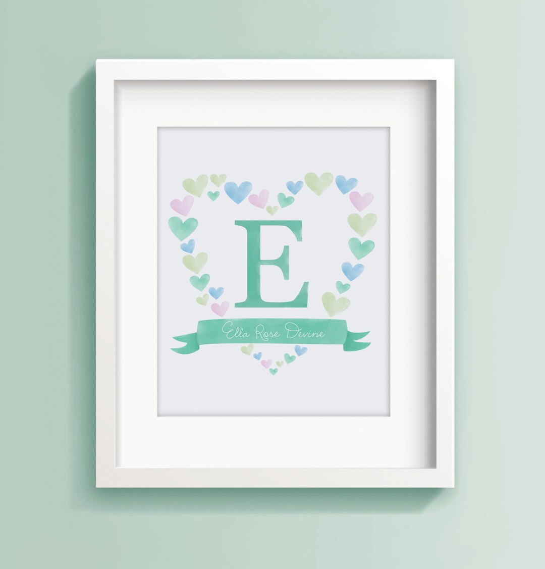 Love Name Sign - Personalized Baby Gifts - Monogram Girls - Girl Name ...