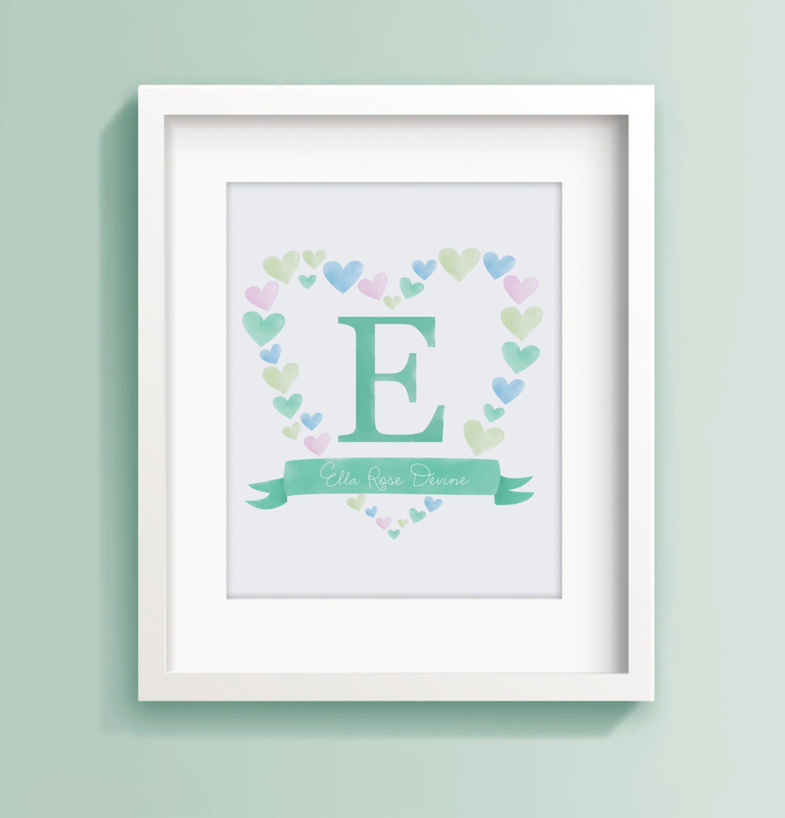 Love Name Sign Personalized Baby Gifts Monogram Girls - Etsy