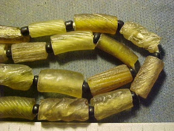 String of Authentic Ancient Roman Honey Coloured Glass 100-400 - Etsy