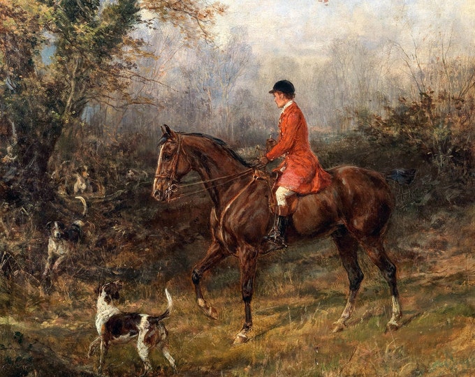 On the Scent C1890s Victorian Painting Heywood Hardy Art Digital ...