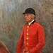 The Huntsman 1888 Victorian Painting Fox Hunter Portrait by Heywood ...