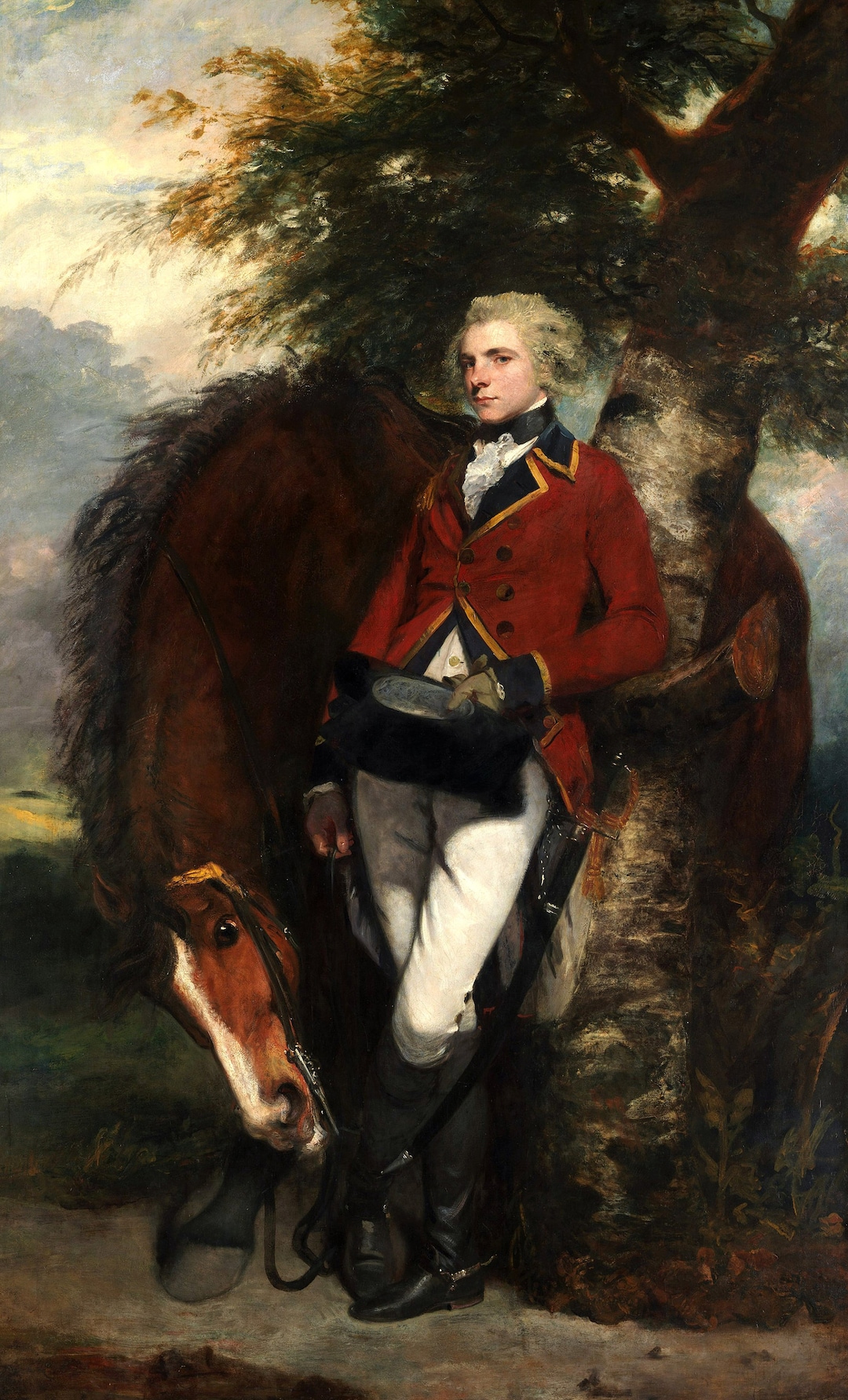 Captain George K.H. Coussmaker 1700s Standing Portrait - Etsy