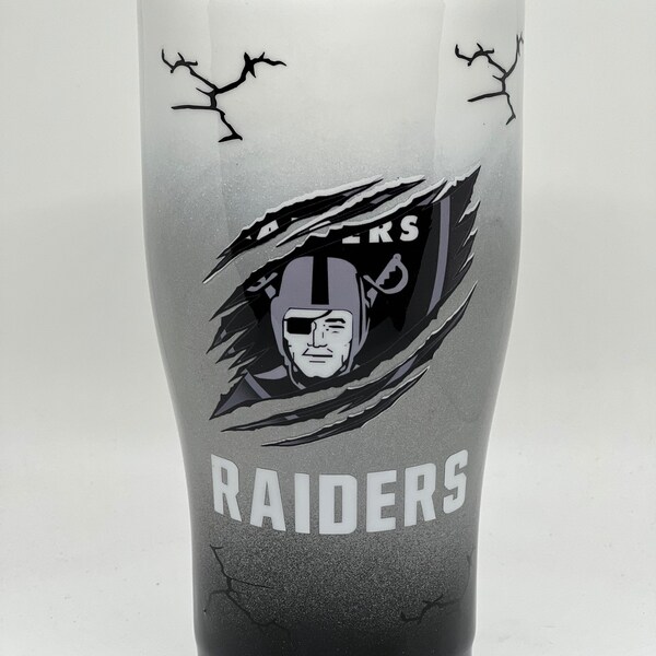Raiders Tumbler - Etsy