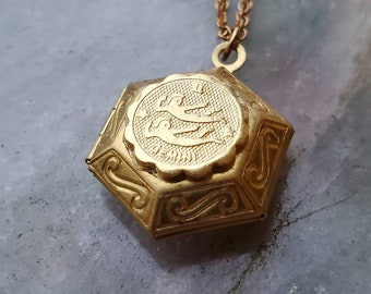 Gemini Locket | Etsy